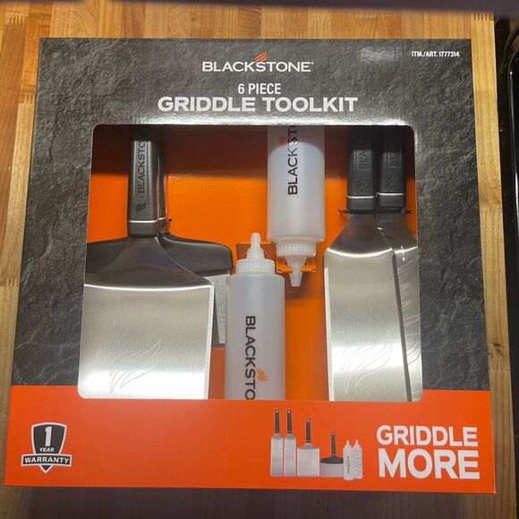 Blackstone | Kitchen | Blackstone 6 Piece Deluxe Griddle Toolkit Grill ...